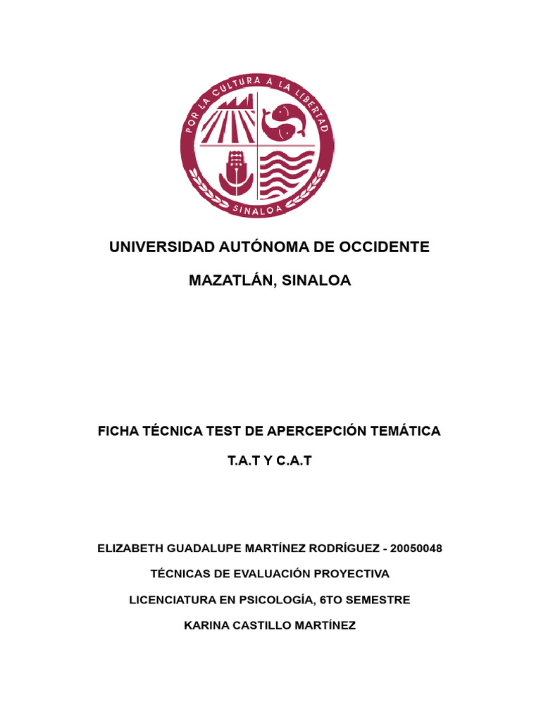 Ficha Ténica Tat y Cat | PDF