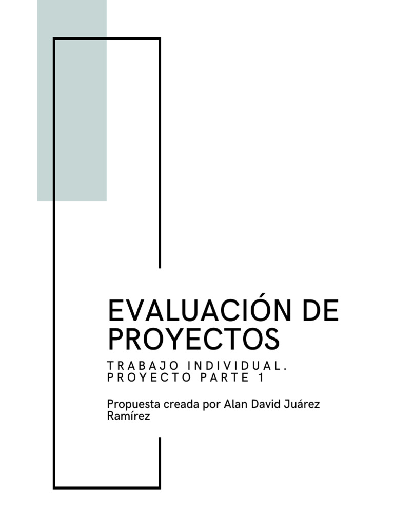 Sesión 3. Entrega Tu Trabajo Individual. Proyecto Parte 1 | PDF