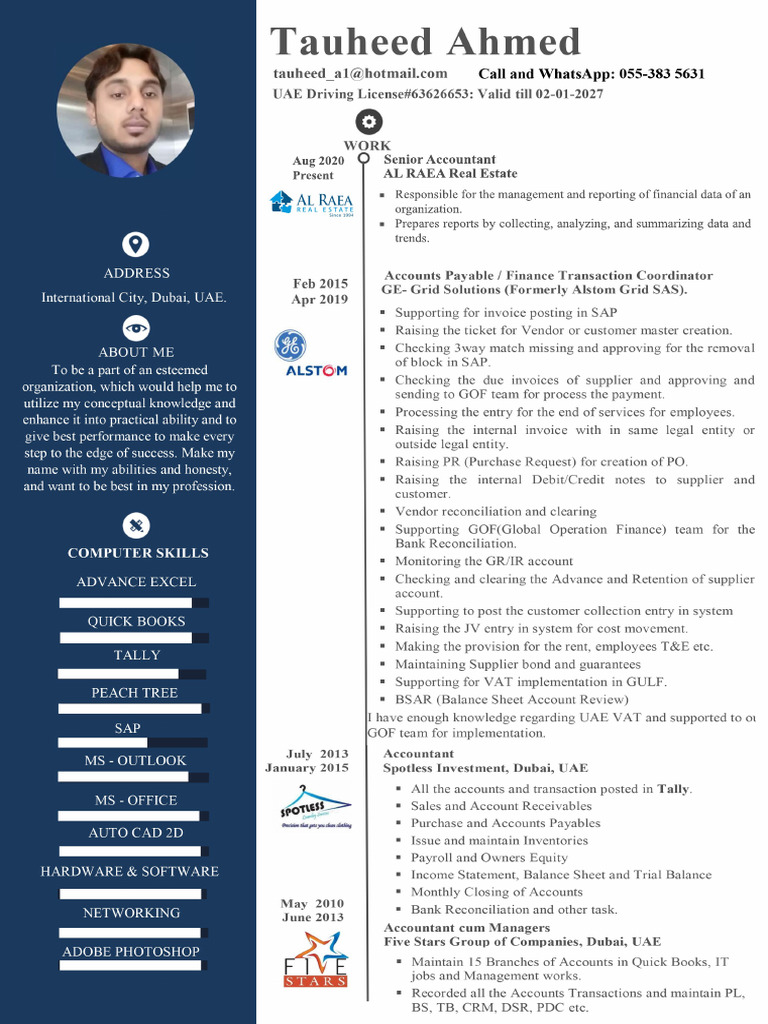 Resume Tauheed Ahmed | PDF