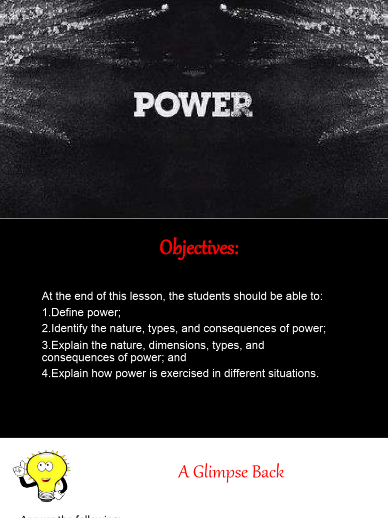 Understanding Power: Types and Dynamics | PDF