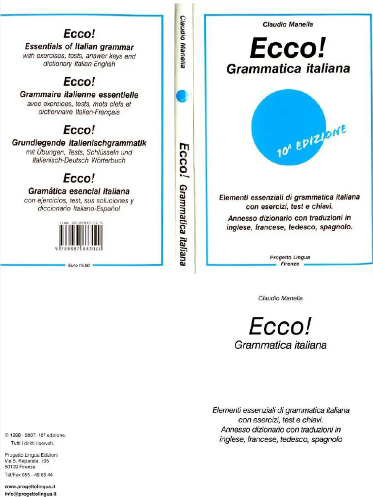 Ecco Libro Italiano | PDF