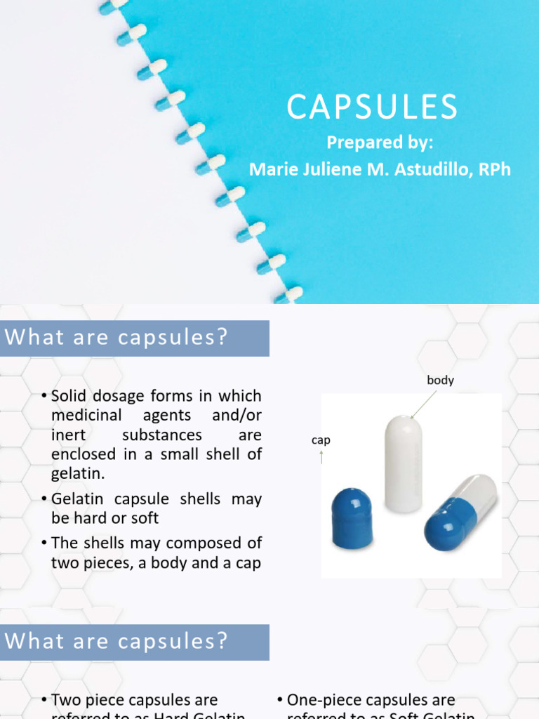 Capsules | PDF