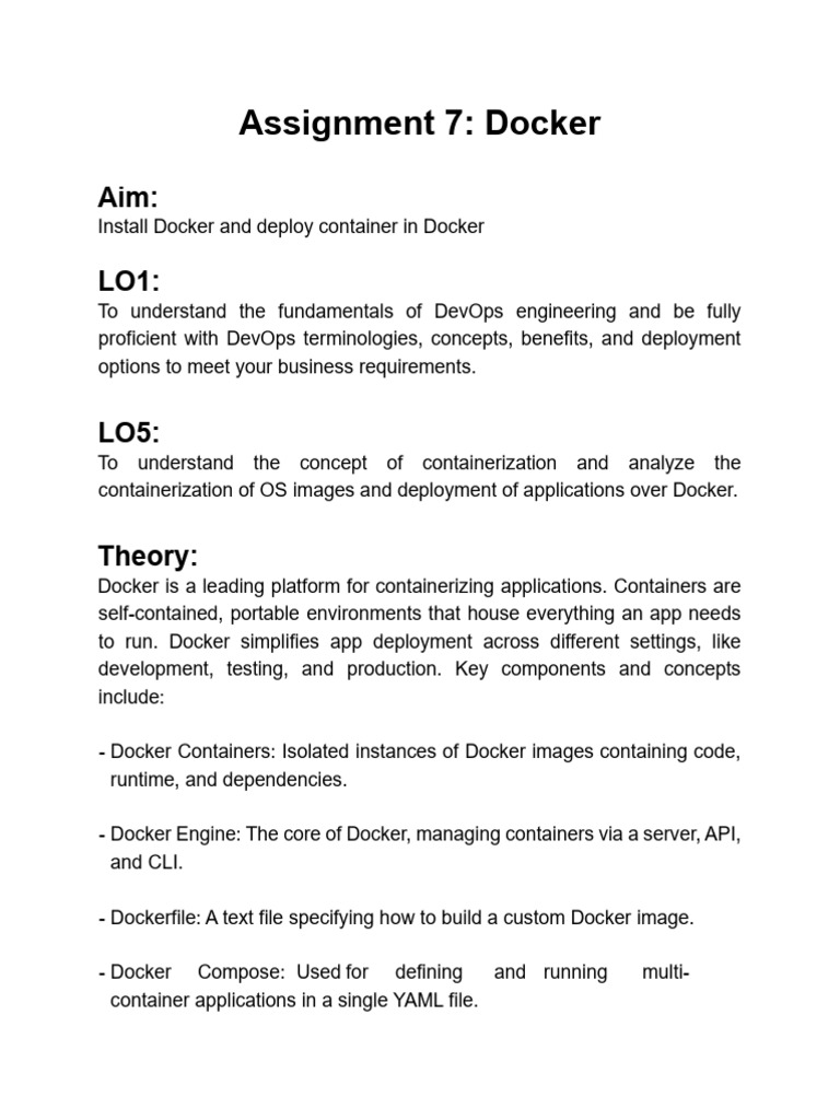Install Docker and Deploy Container in Docker | PDF | Software | Software Engineering