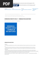 Barua Ya Ruhusa | PDF