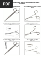 Major Basic Set (Operating Room Instruments) | PDF | Surgery | Medical ...