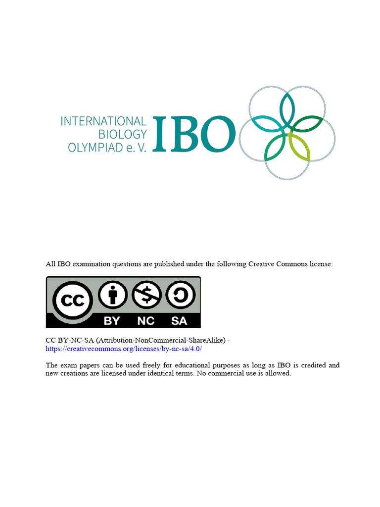 IBO CHALLENGE II - Theoretical-Practical | PDF