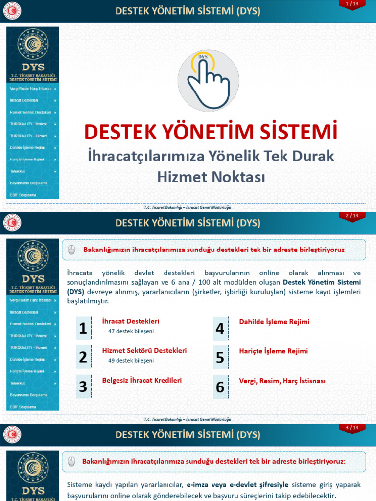 03. DYS Kayıt Sunumu (04.01.2021) | PDF