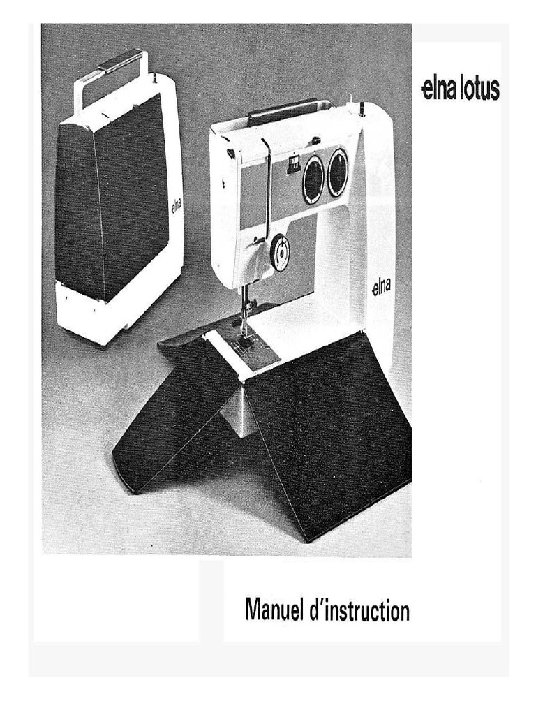 Notice ELNA Lotus SP | PDF