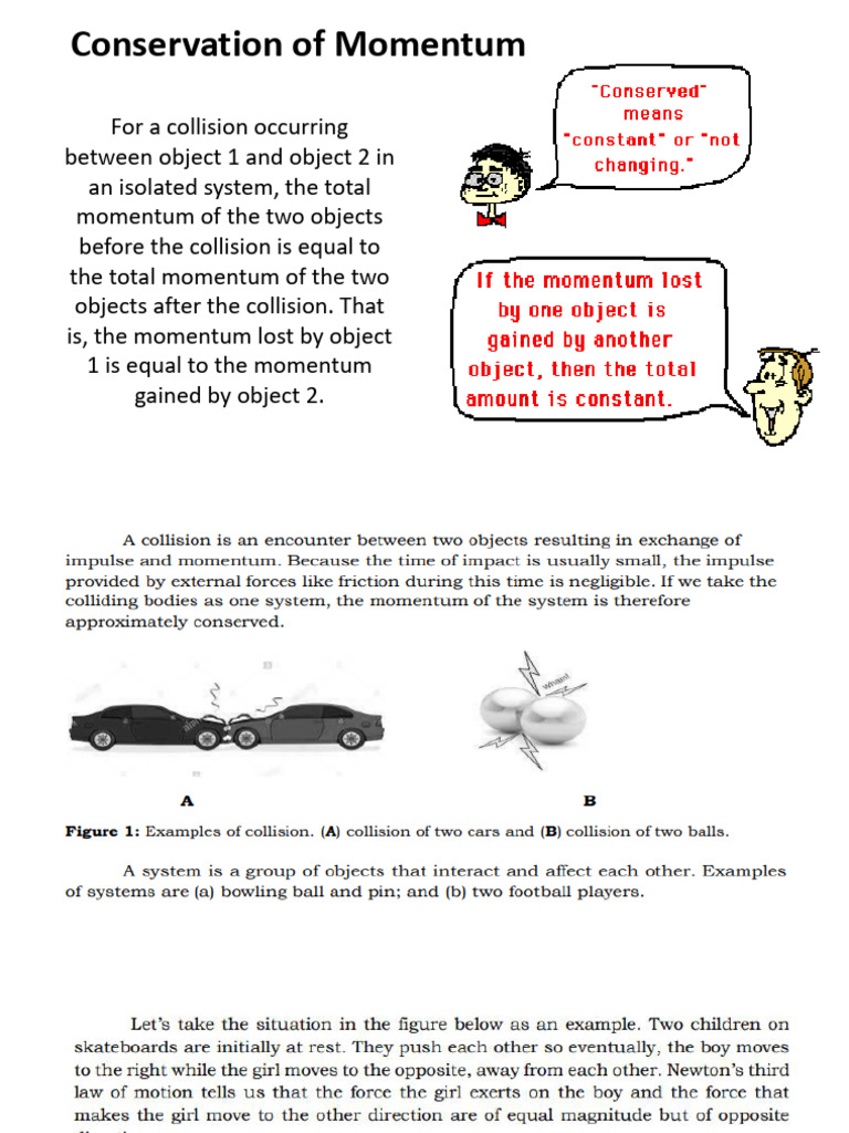 Conservation of Momentum | PDF