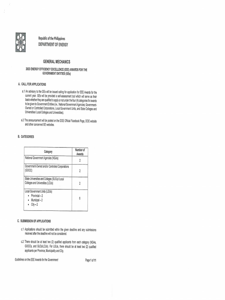 DOE Guidelines | PDF