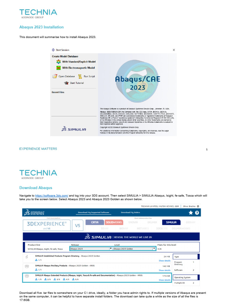 Abaqus Installation Guide - 2023 | PDF | Product Lifecycle ...