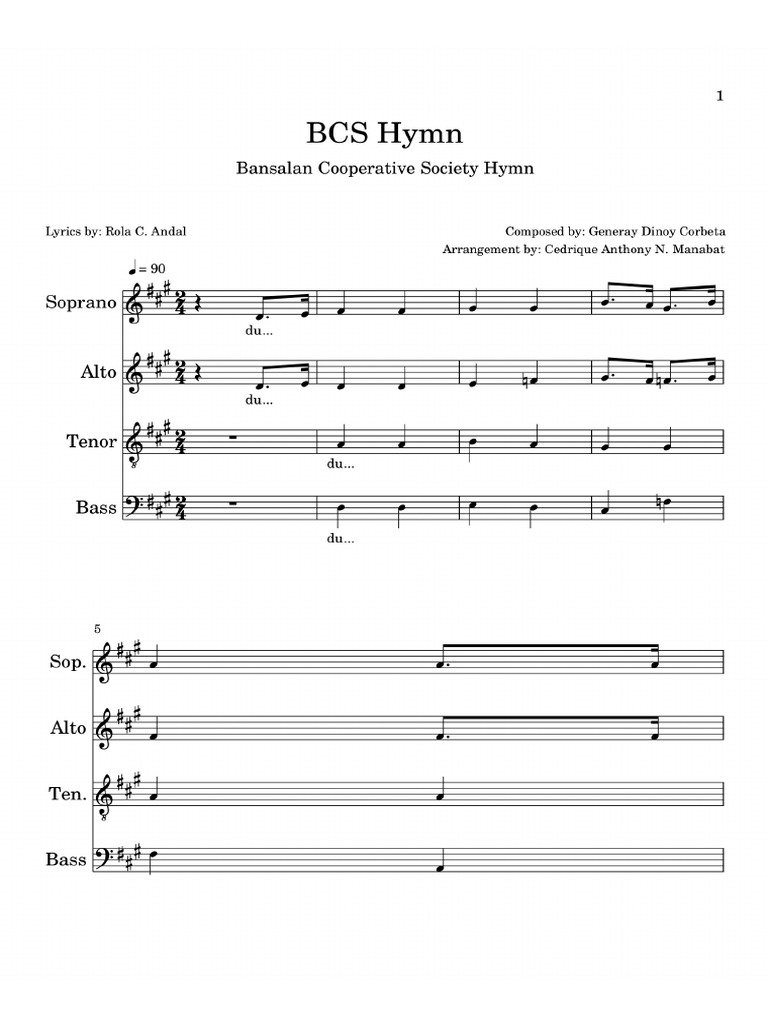 Bcs Hymn | PDF