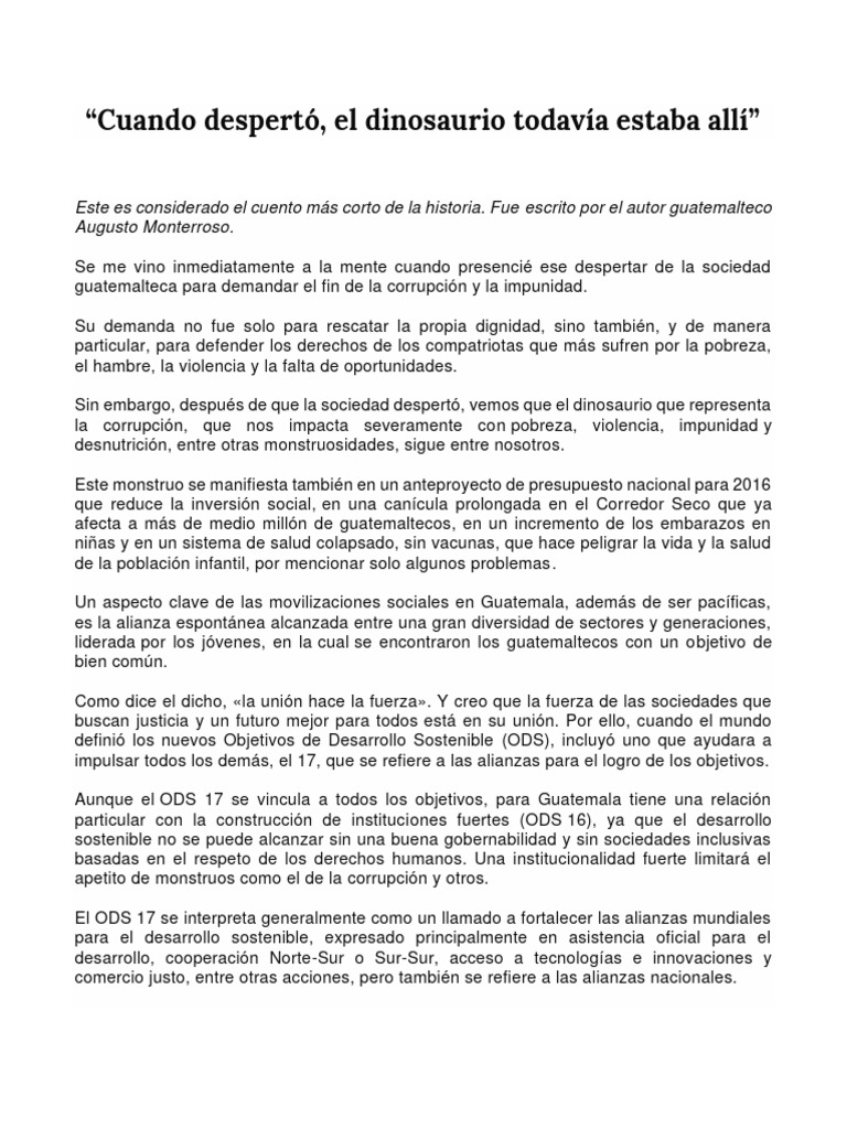 Cuando Despertó | PDF