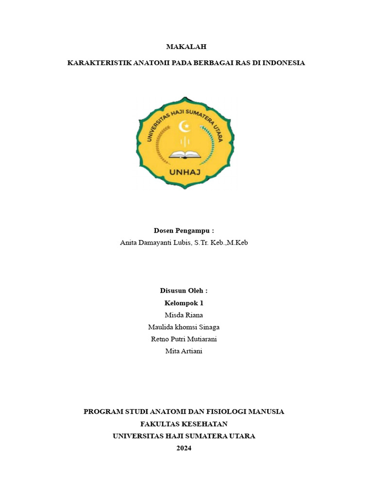 Karakteristik Ras Indonesia | PDF