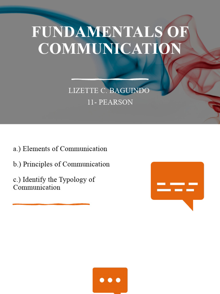 Fundamentals of Communication | PDF