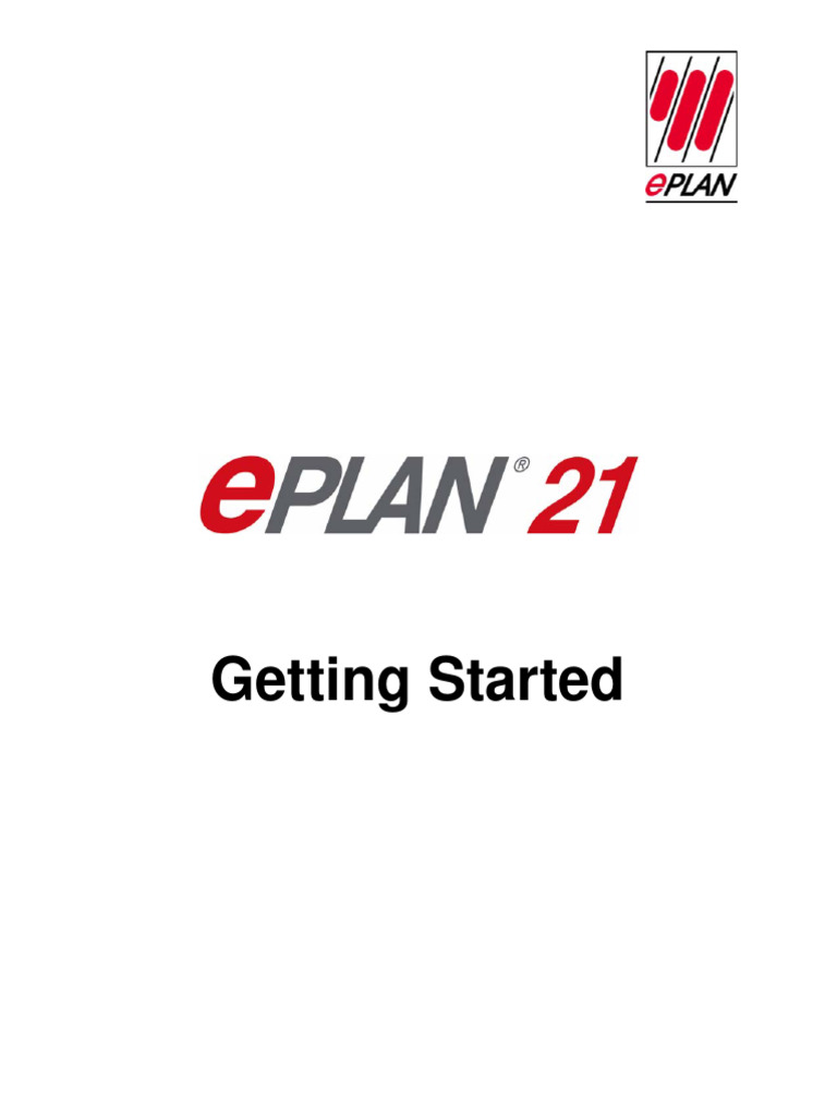 EPLAN - Get - Started21 | PDF | Cursor (User Interface) | Menu (Computing)