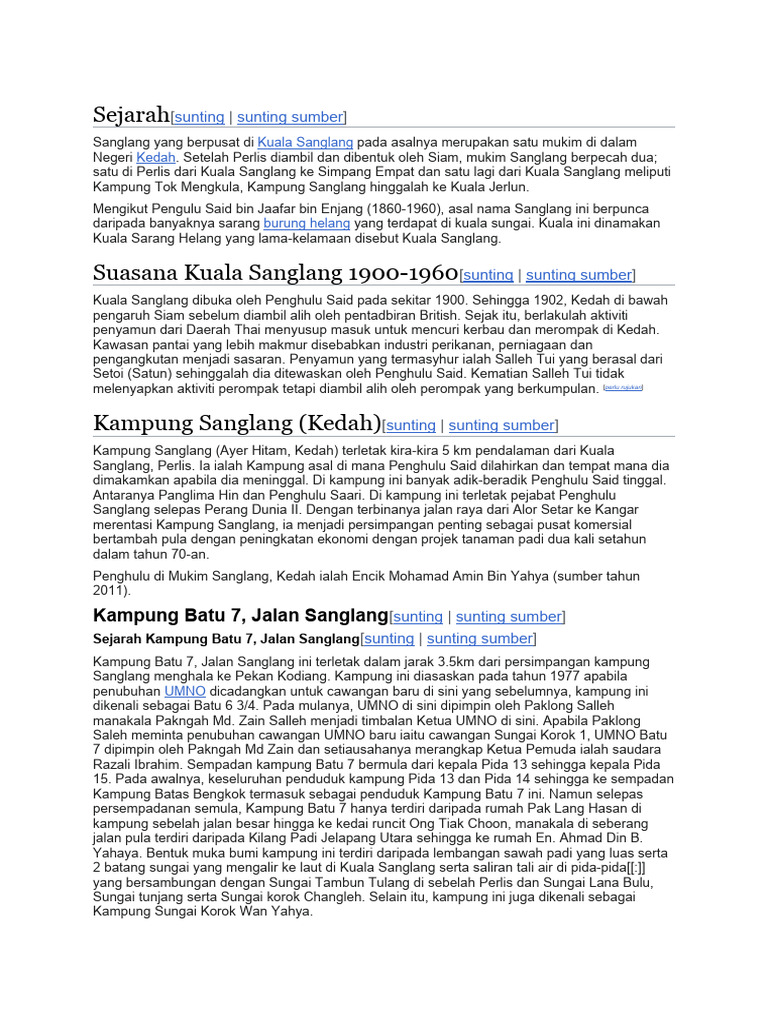 Sanglang | PDF