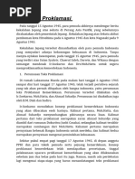 Teks Proklamasi Kemerdekaan Indonesia | PDF