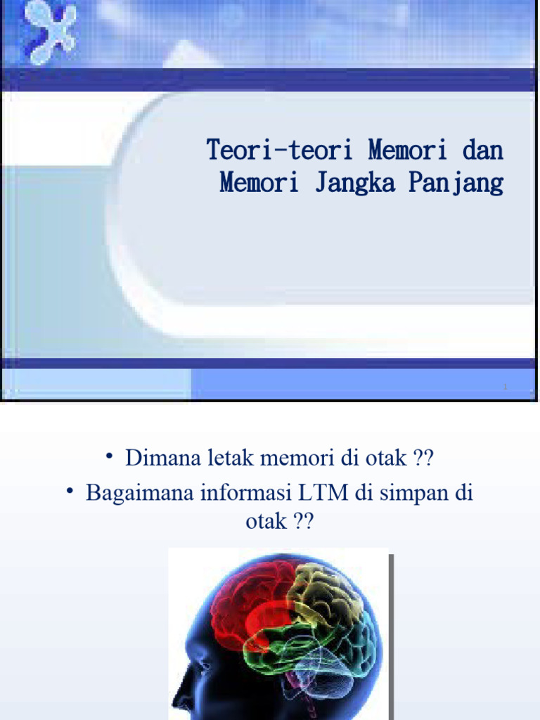 Model-Model Memori Dan LTM | PDF