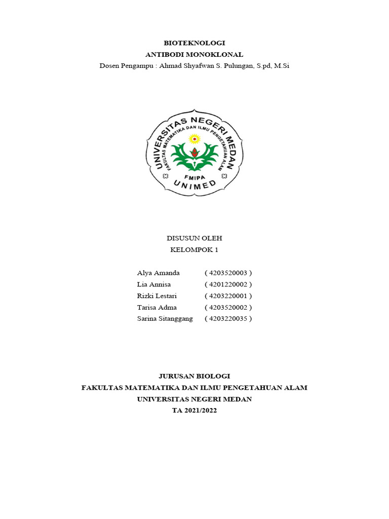 Kelompok 1 - Paper Bioteknologi - PSB 20 A | PDF