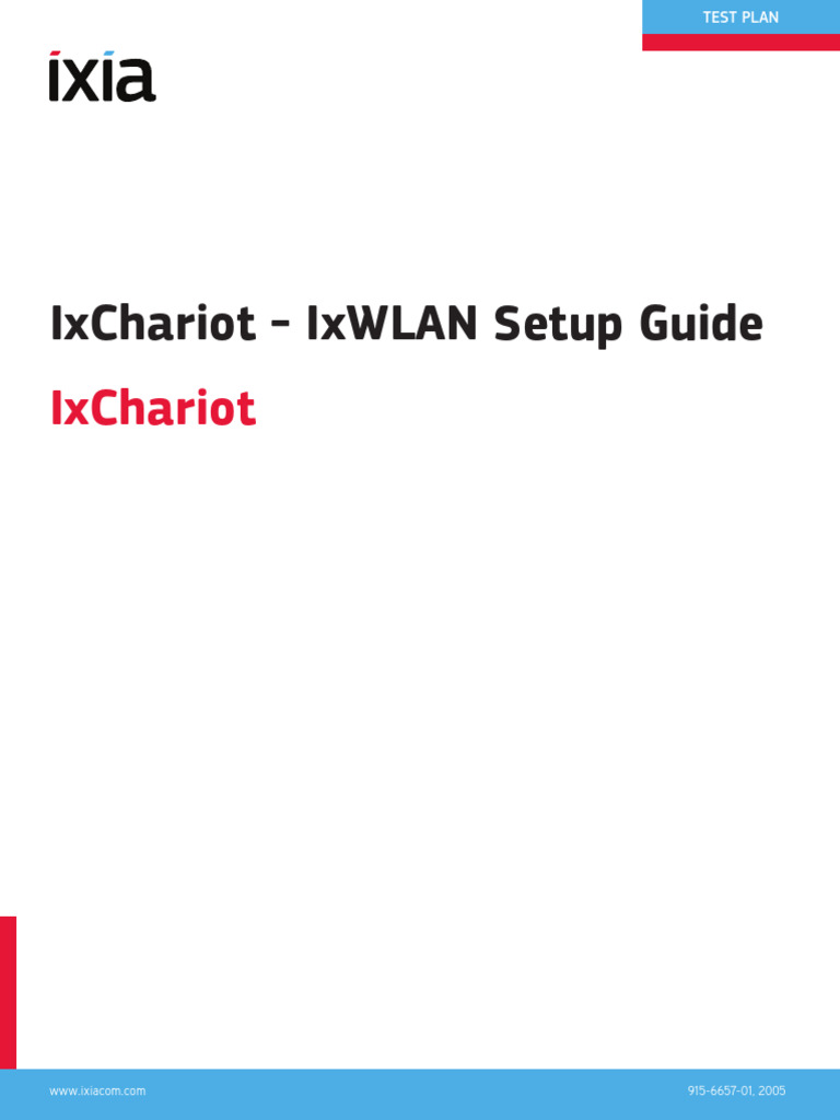 IxChariot Setup Guide | PDF