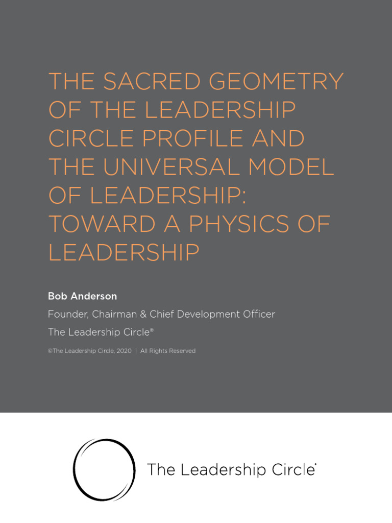 Sacred Geometry of The Leadership Circle Profile 2020 02 | PDF