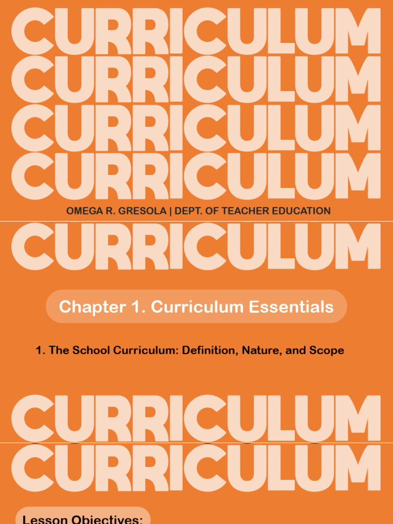 Understanding Curriculum Perspectives | PDF