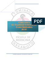 Examen Eca Unam | PDF | Medicina | Prueba / examen