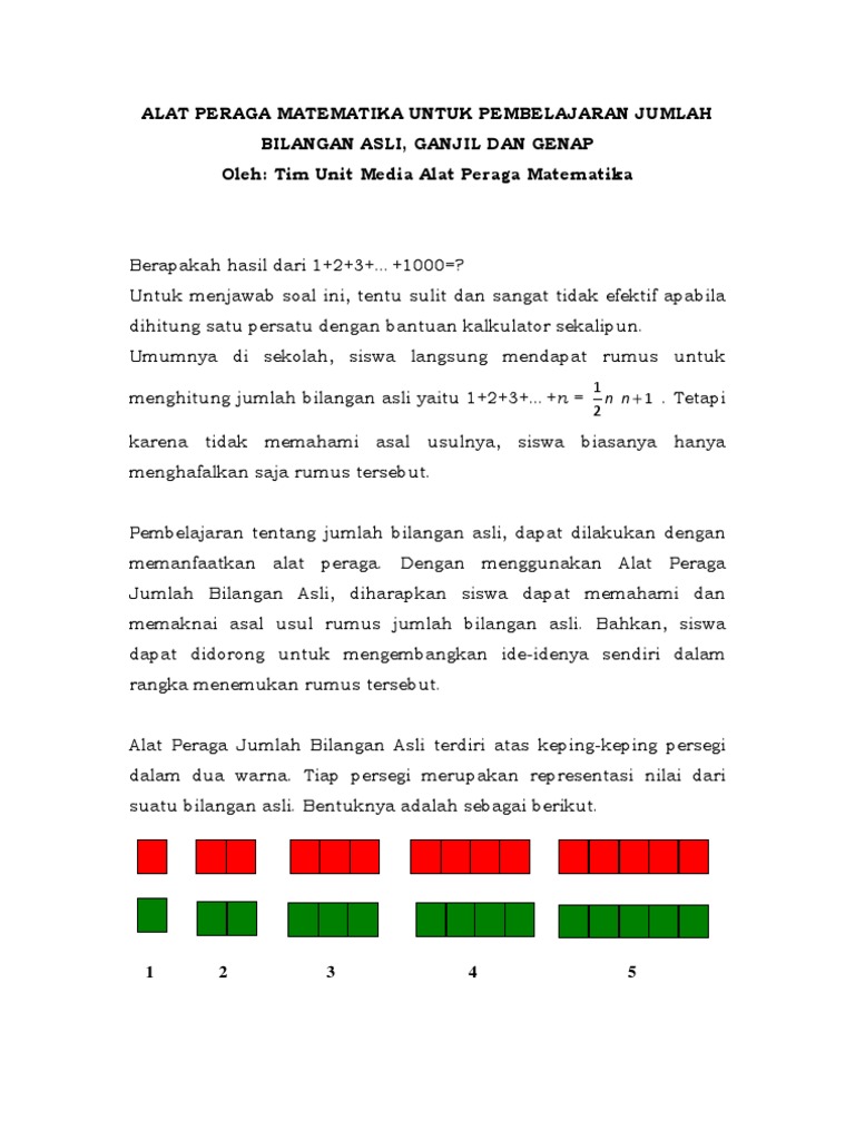 Jumlah Bilangan | PDF