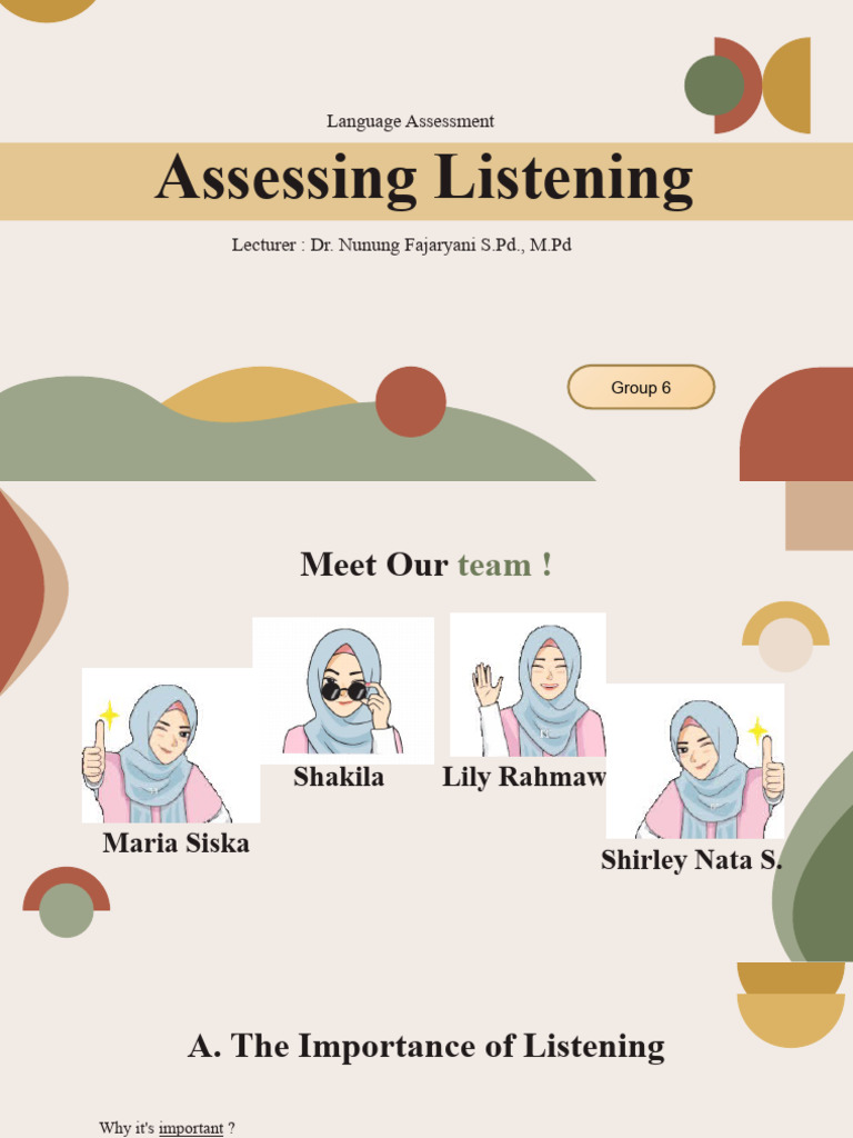 Assessing Listening Language Assessment-1 | PDF