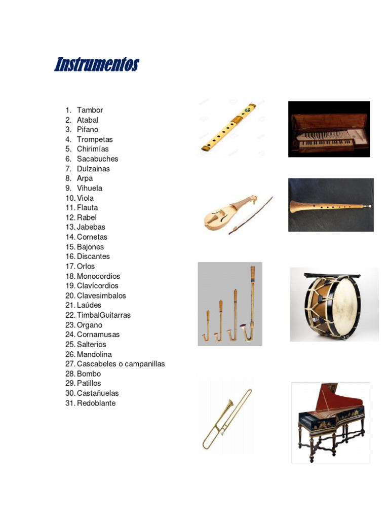 Instrumentos | PDF