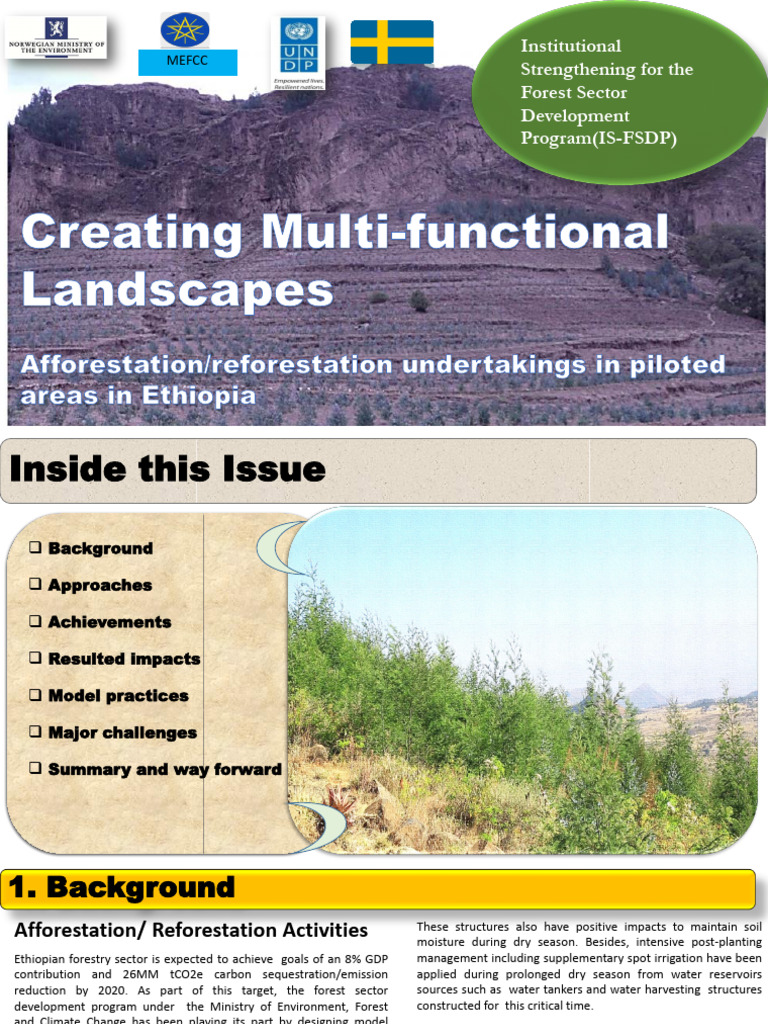 Creating Multi-Functional Landscape-Final Version | PDF | Soil | Forestry