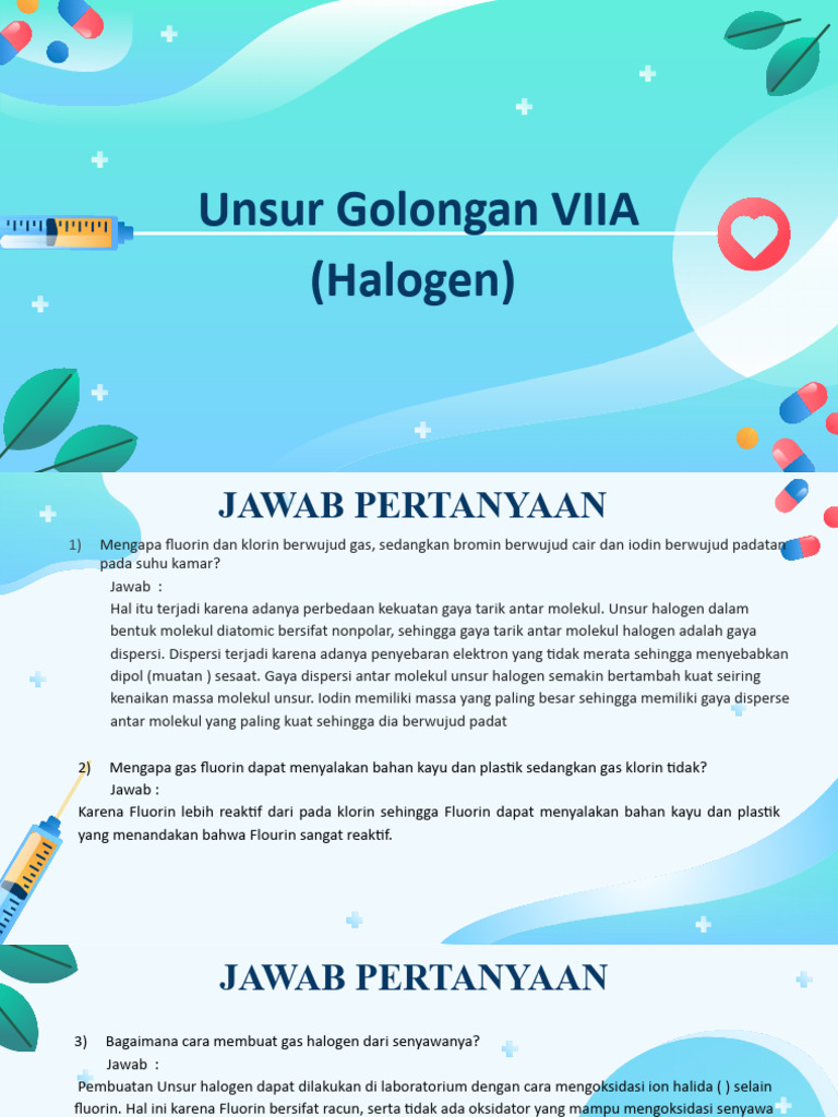 Kimia Halogen | PDF
