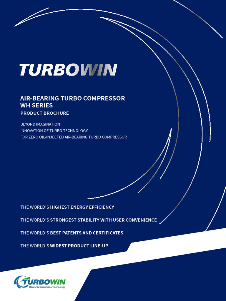 Turbo Compressor Brochure | PDF | Electric Motor | Turbocharger