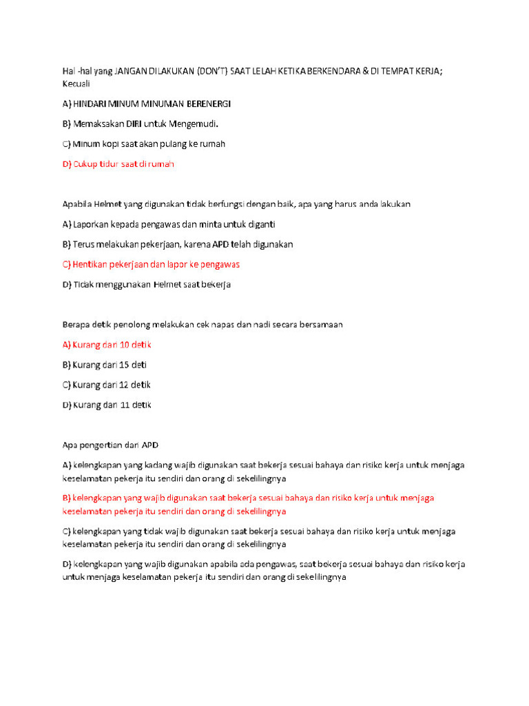 Latihan Soal KMPD 2023 | PDF