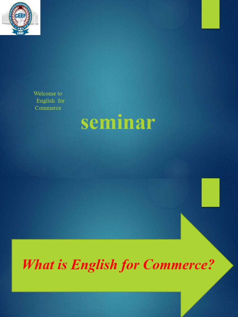 English For Commerce | PDF | English Language | Business