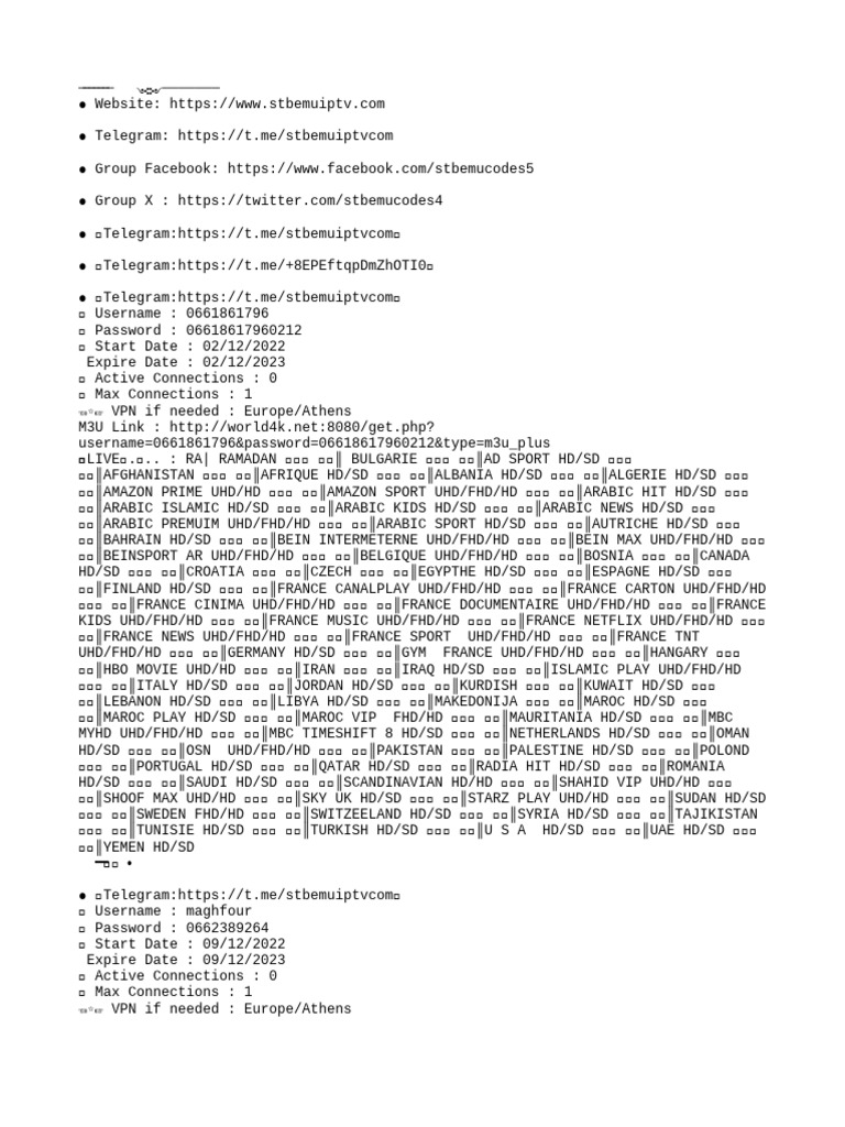 x21 Xtream M3u Playl | PDF