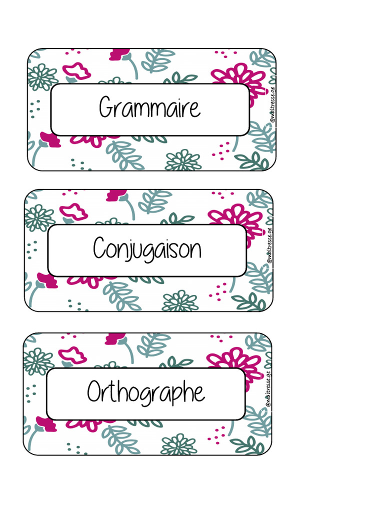 Etiquette Programme Du Jour | PDF