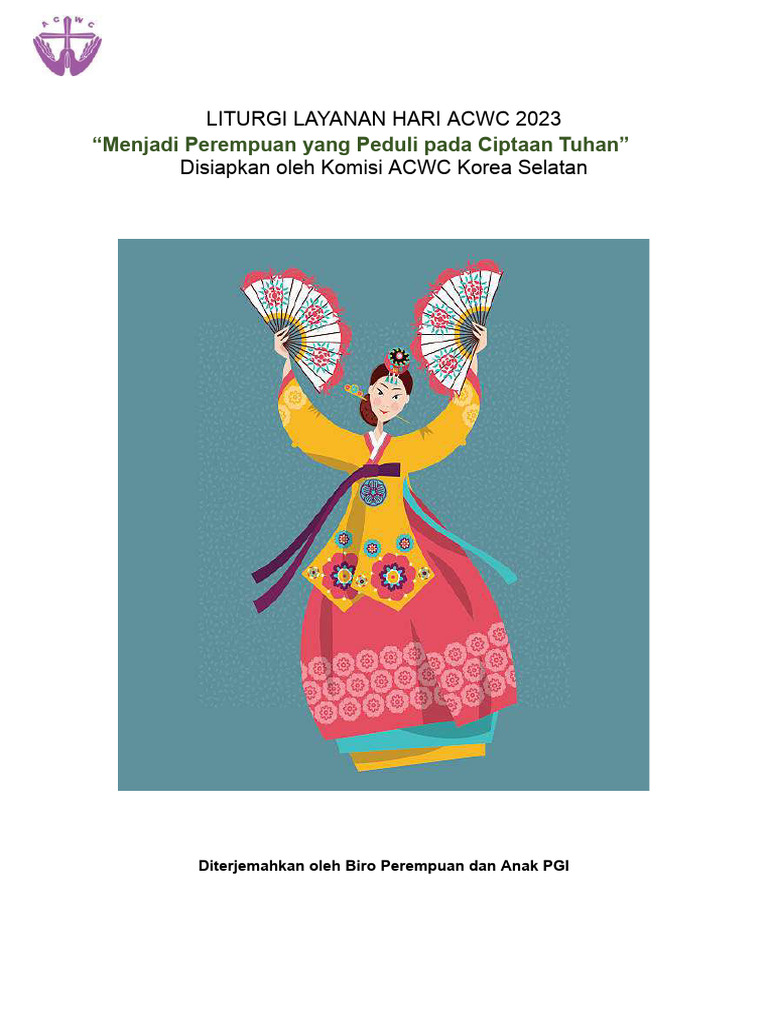 Liturgi Hari ACWC 2023 | PDF