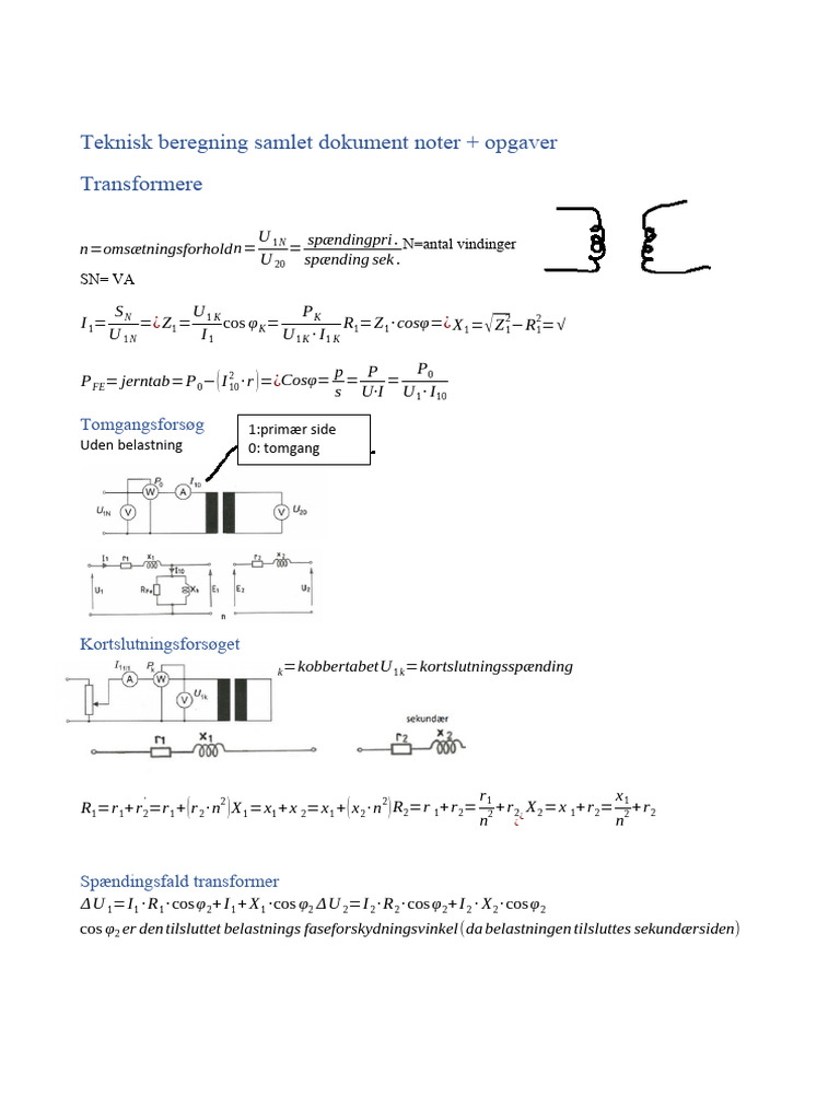 Teknisk Beregning Samlet Dokument Noter | PDF