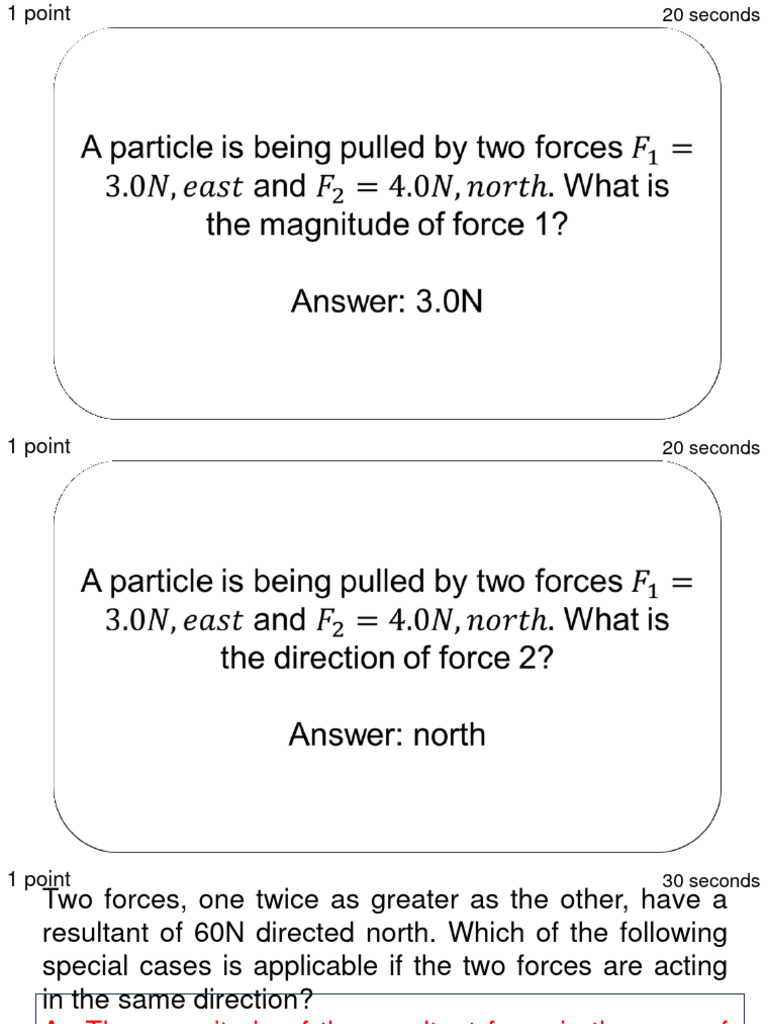 W3 D2 VECTOR ADDITION USING COMPONENT METHOD Student | Download Free PDF | Euclidean Vector | Force