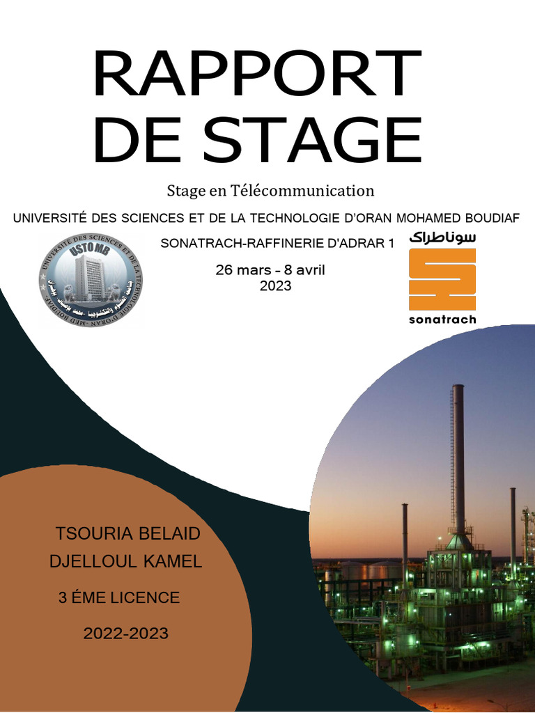 Rapport de Stage 3 | PDF