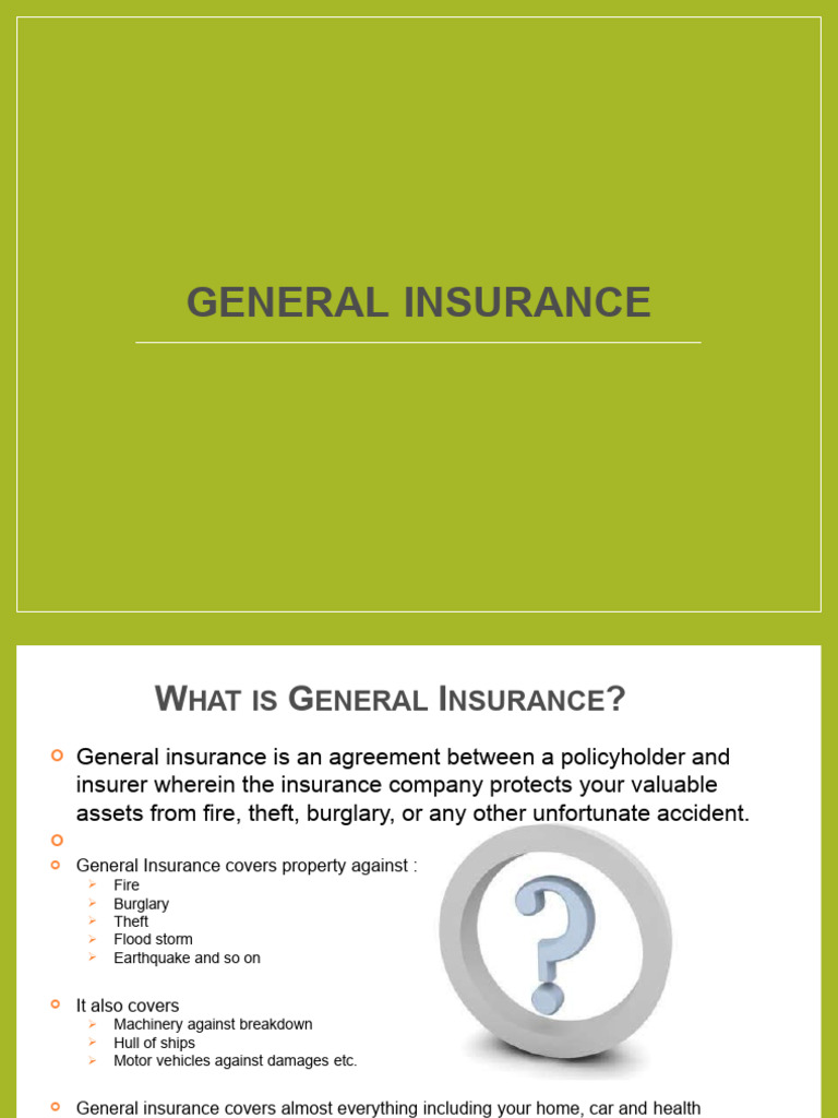 Generalinsurance | PDF
