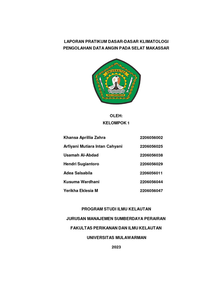 LAPRAK DDK - Kel. 1 Selat Makassar | PDF