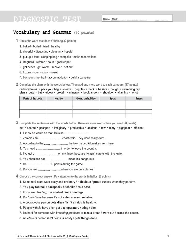 01AdvancedThinkAhead4 Diag | PDF