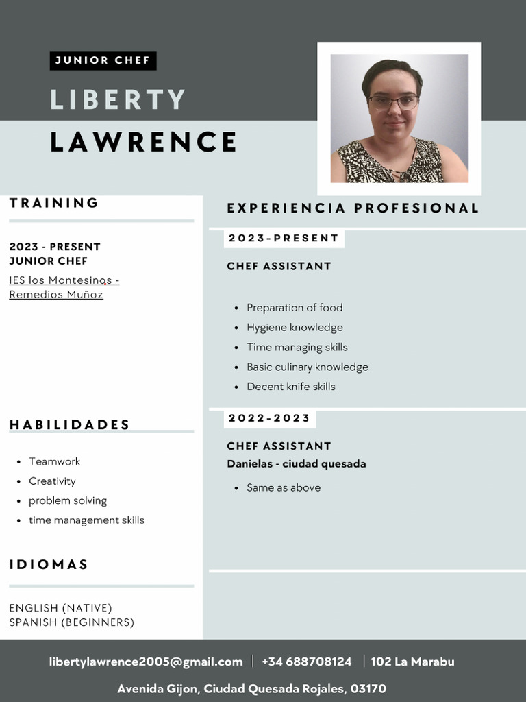 Currículum CV Asistente Virtual Profesional Neutral | PDF