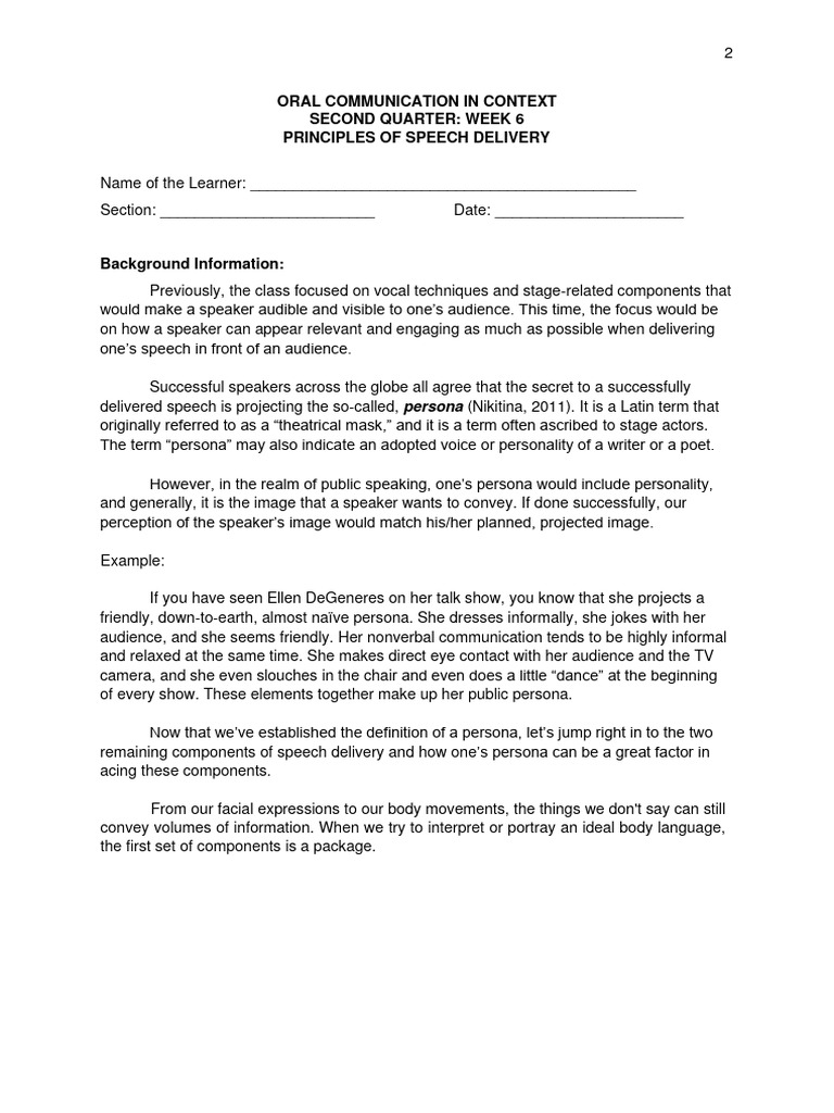 Week 6 (QRT 2) | PDF