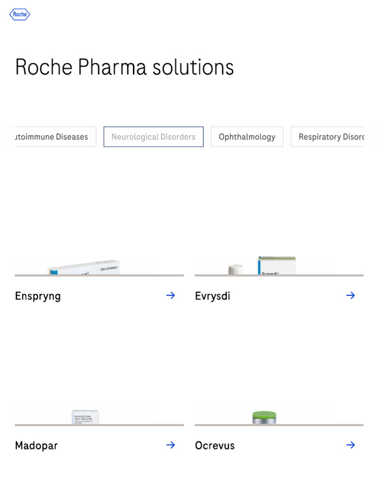 Roche Pharma Neurological | PDF