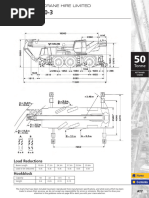 Liebherr LTM 1100/2 Load Chart Guide | PDF | Crane (Machine) | Equipment