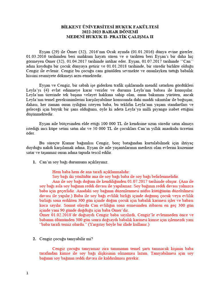 Aile Hukuku Pratik | PDF